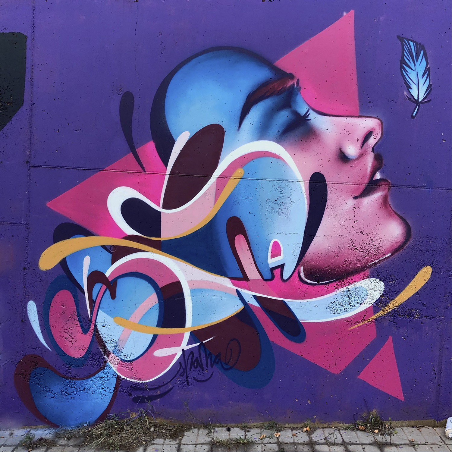 Clarafosca – VISUAL ARTIST PAINTING WALLS, GRAFFITI, STREET ART ...